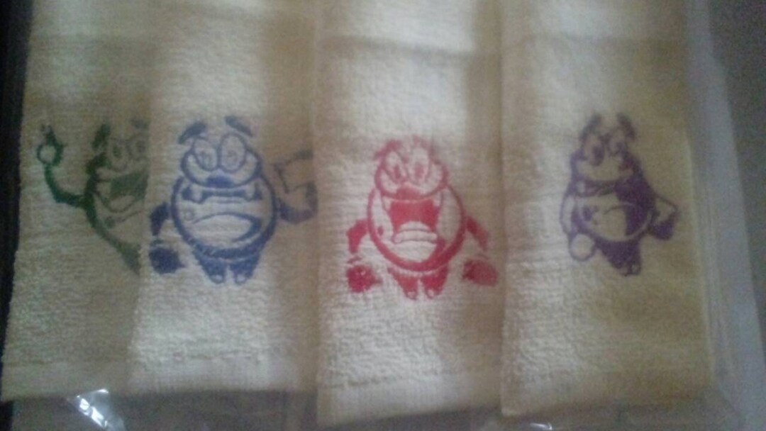 Little Monsters Embroidered Face Cloth - Etsy