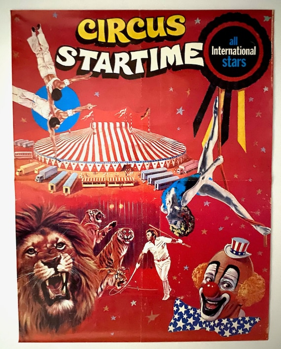 Circus Startime Australia 1980's Original Vintage Circus | Etsy