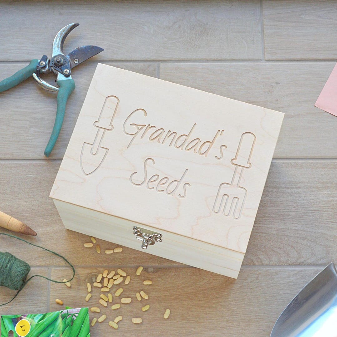 Personalised Seed Box - Garden Box - Etsy