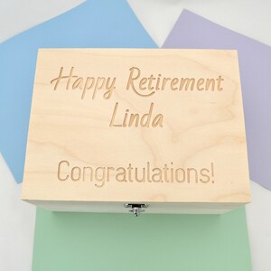 Personalised Retirement Box - Etsy