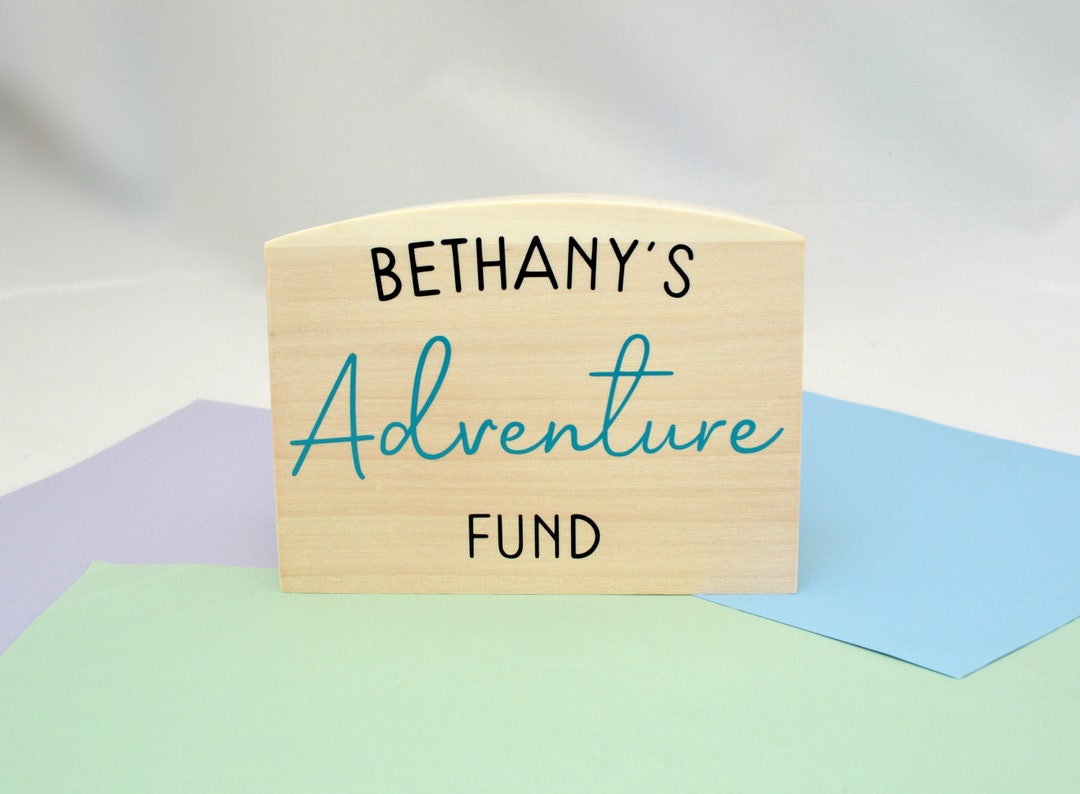 Personalised Adventure Fund Money Box - Etsy.de