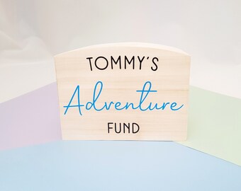 Adventure Fund Shadowbox With Coin Slot / Shadow Box / Display Box ...