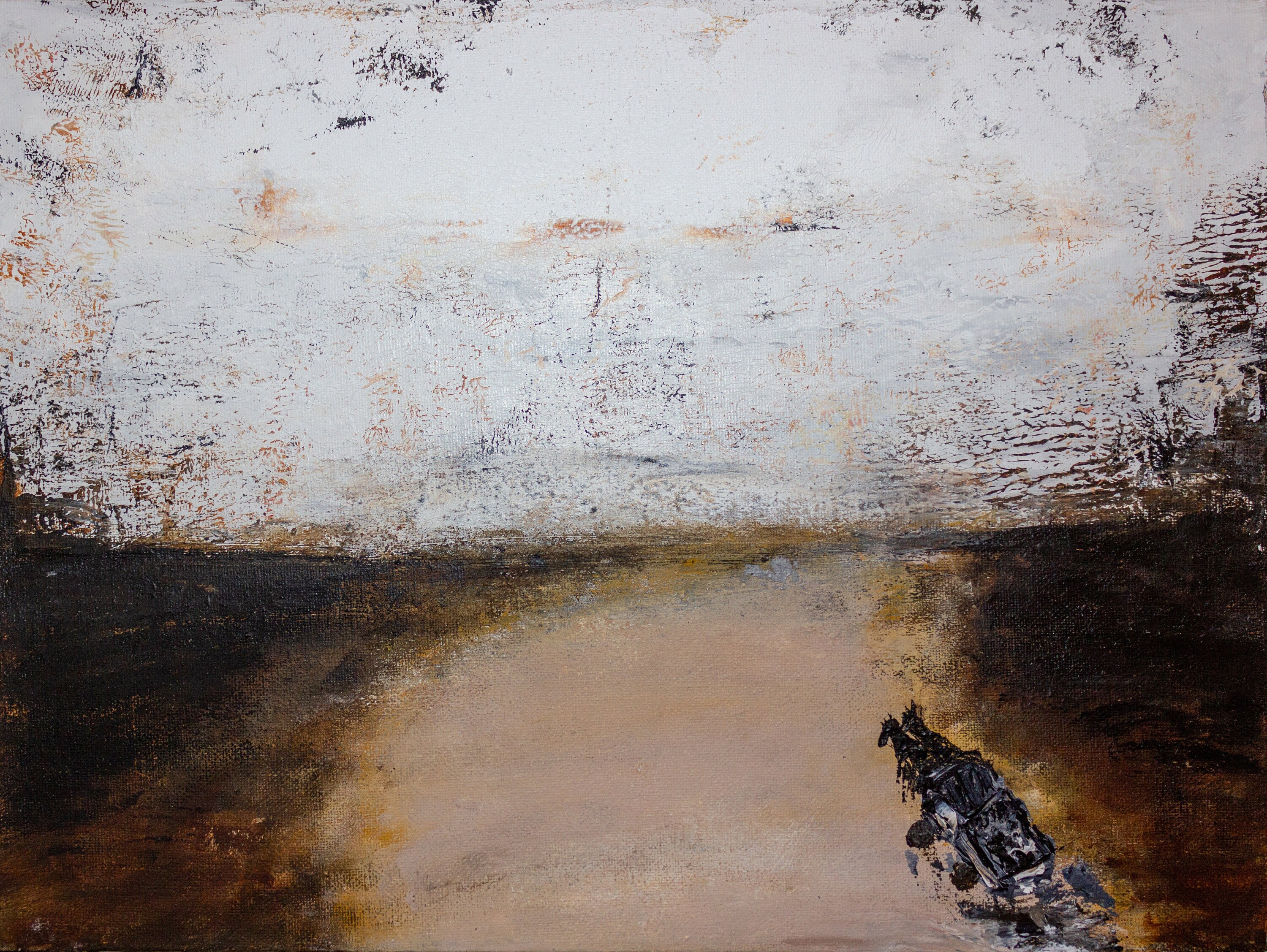 Traveler, Abstract, Abstract Art Print, Abstract Landscape, Wall Art ...