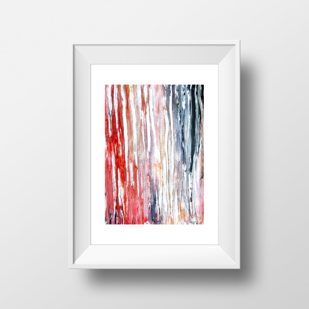 Blood and Death, Abstract, Abstract Art Print, Wall Art, Modern Art ...