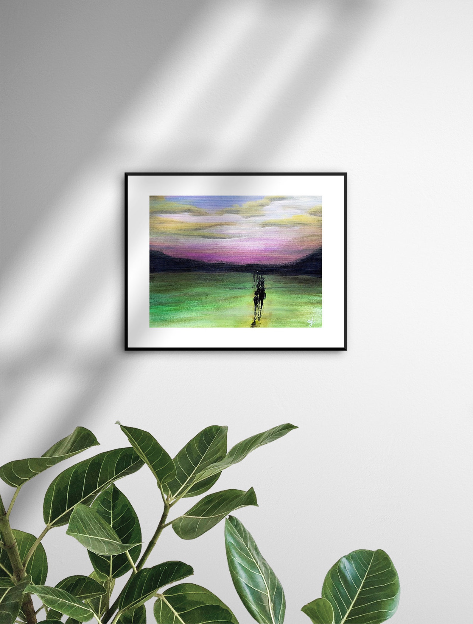 Lost, Abstract, Abstract Art Print, Abstract Landscape, Wall Art ...