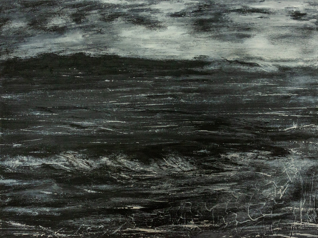 Looking Back, Abstract, Abstract Painting, Abstract Landscape, Wall Art ...