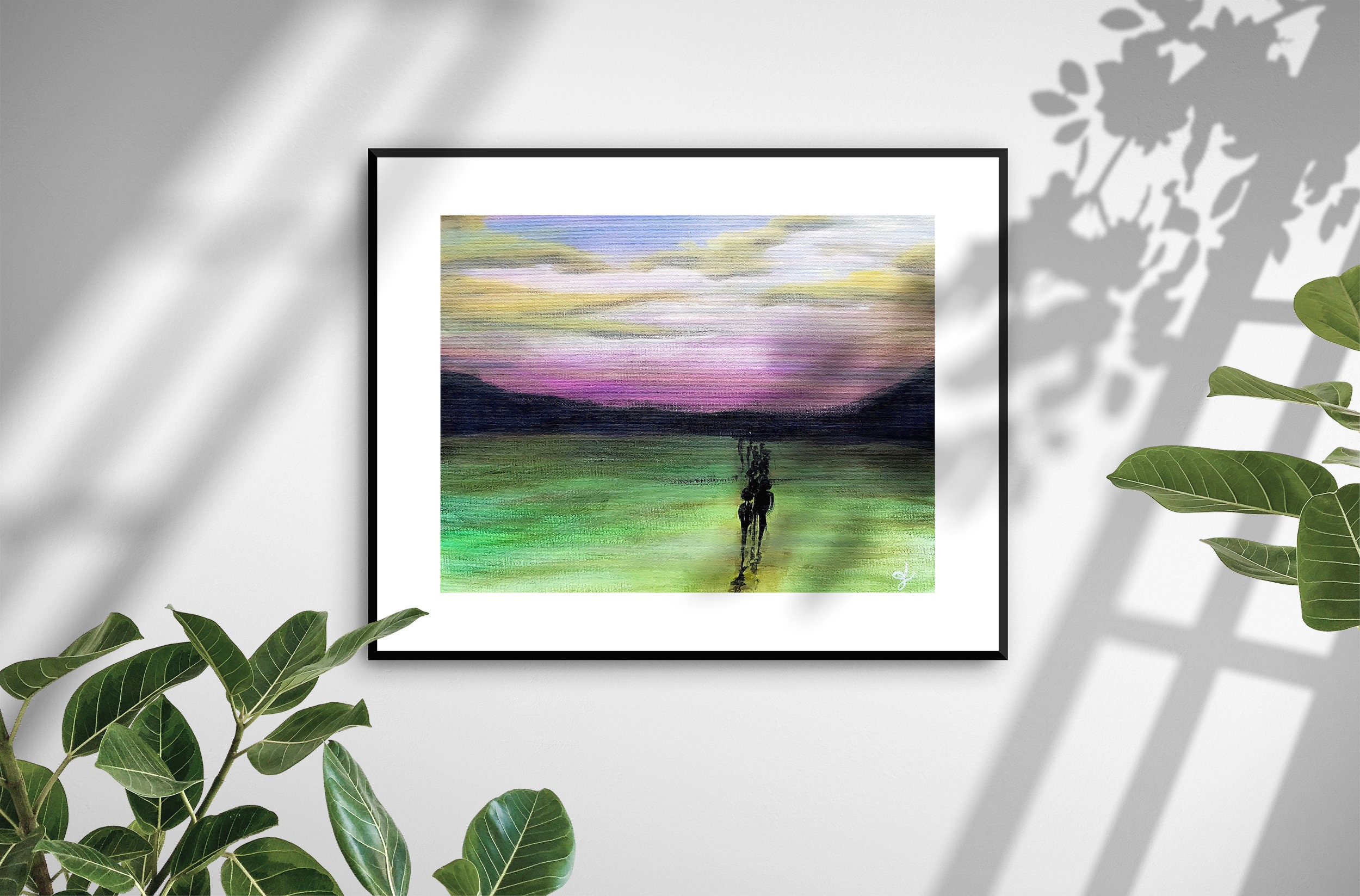 Lost, Abstract, Abstract Art Print, Abstract Landscape, Wall Art ...