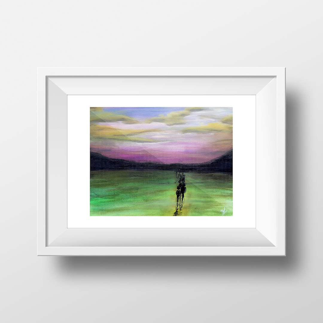 Lost, Abstract, Abstract Art Print, Abstract Landscape, Wall Art ...