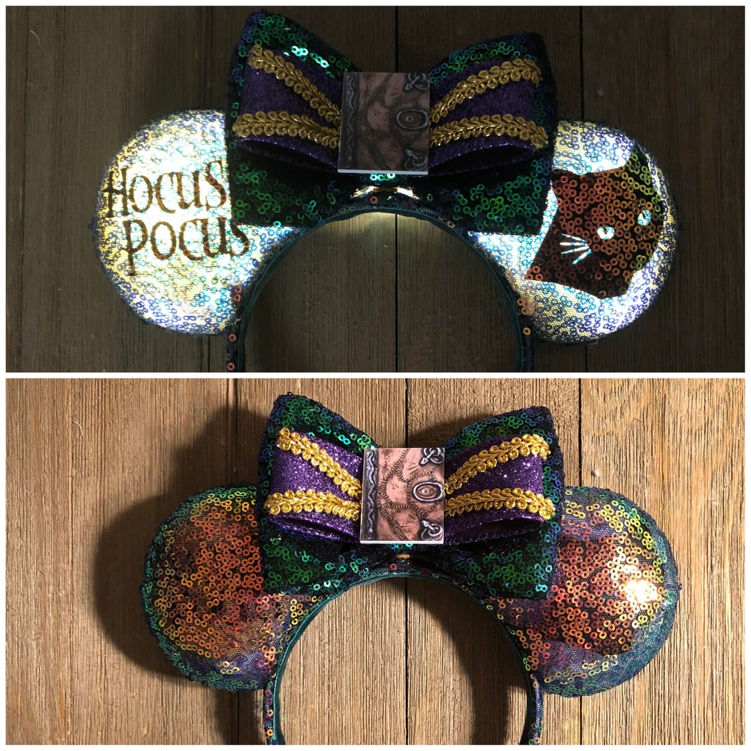 Hocus Pocus Gleam & Glow Silhouette Ears - Etsy