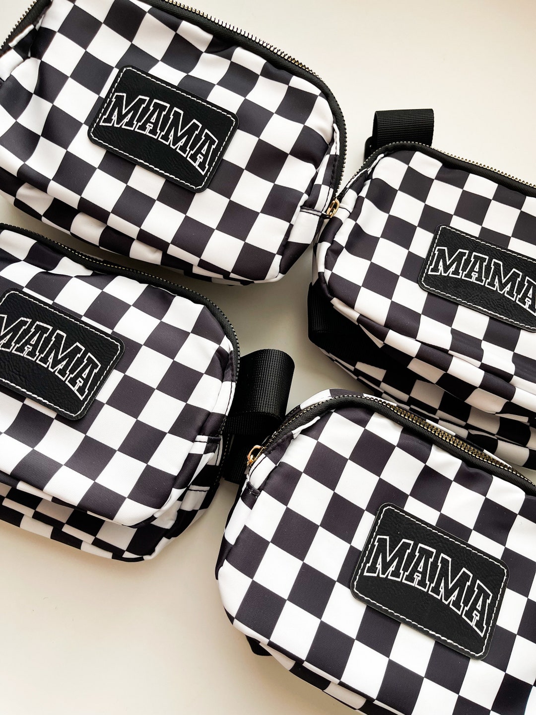 Mama Check Belt Bag - Etsy