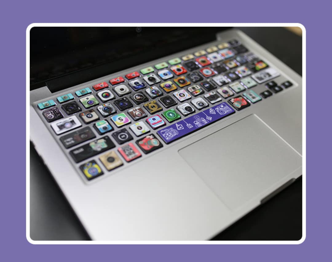 Macbook Keyboard Decal Sticker Mac Air Pro DIY Keyboard Skin - Etsy