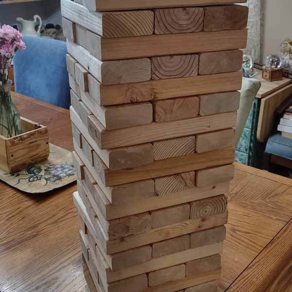 Jumbo Jenga Game - Etsy