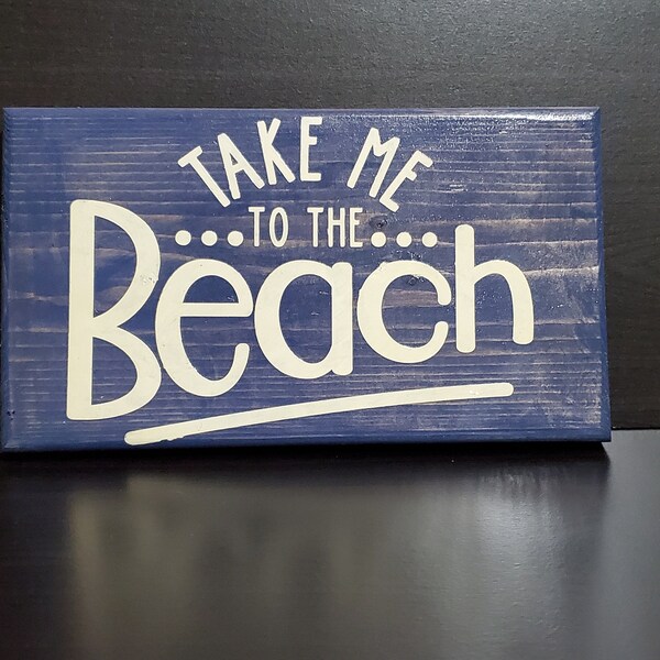 Beach Wooden Sign - Etsy