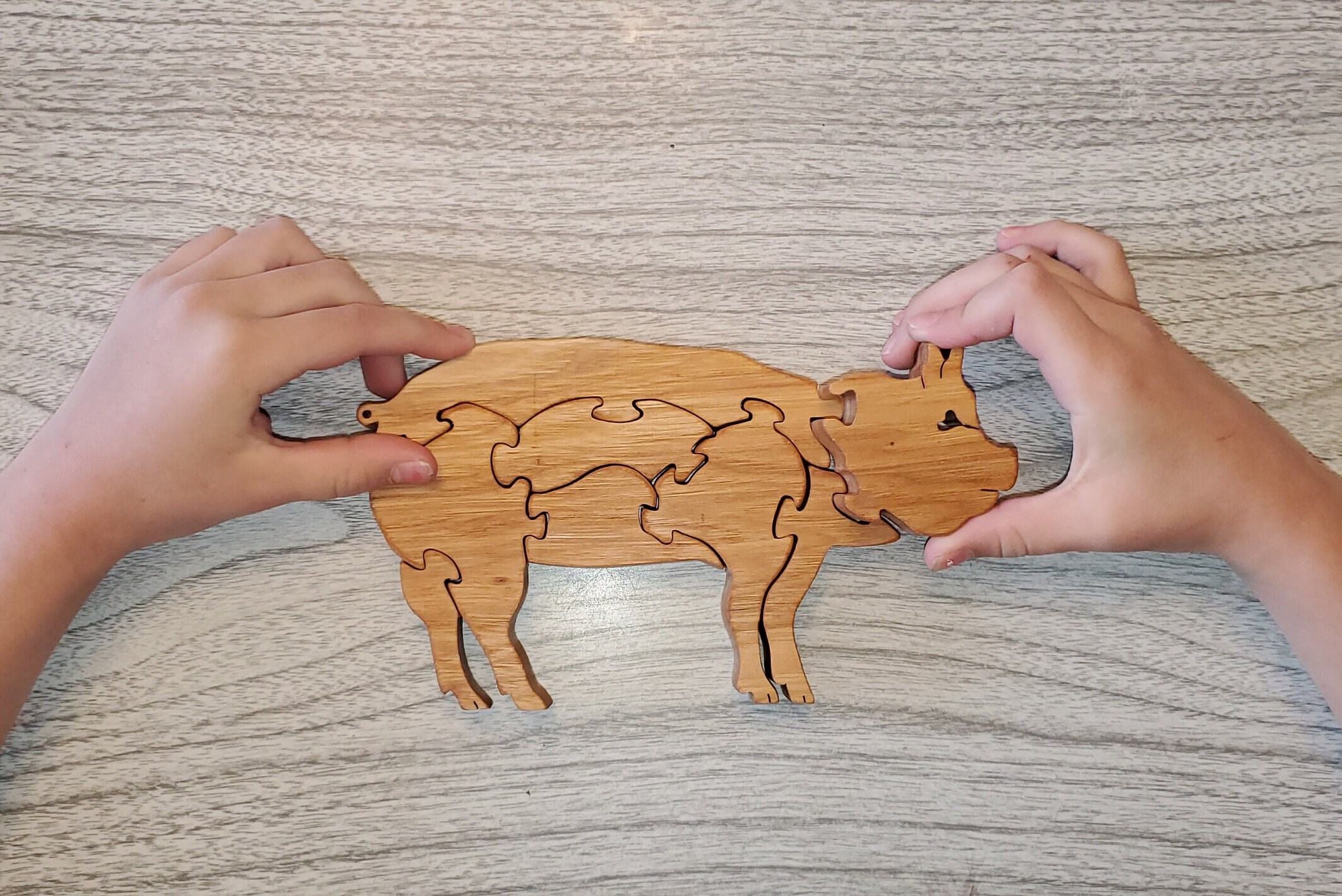 Wooden Animal Puzzles - Etsy