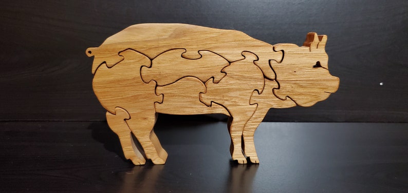 Wooden Animal Puzzles - Etsy