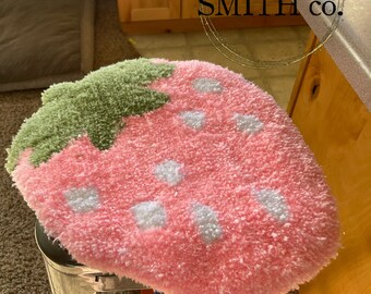 Strawberry Rug | Etsy