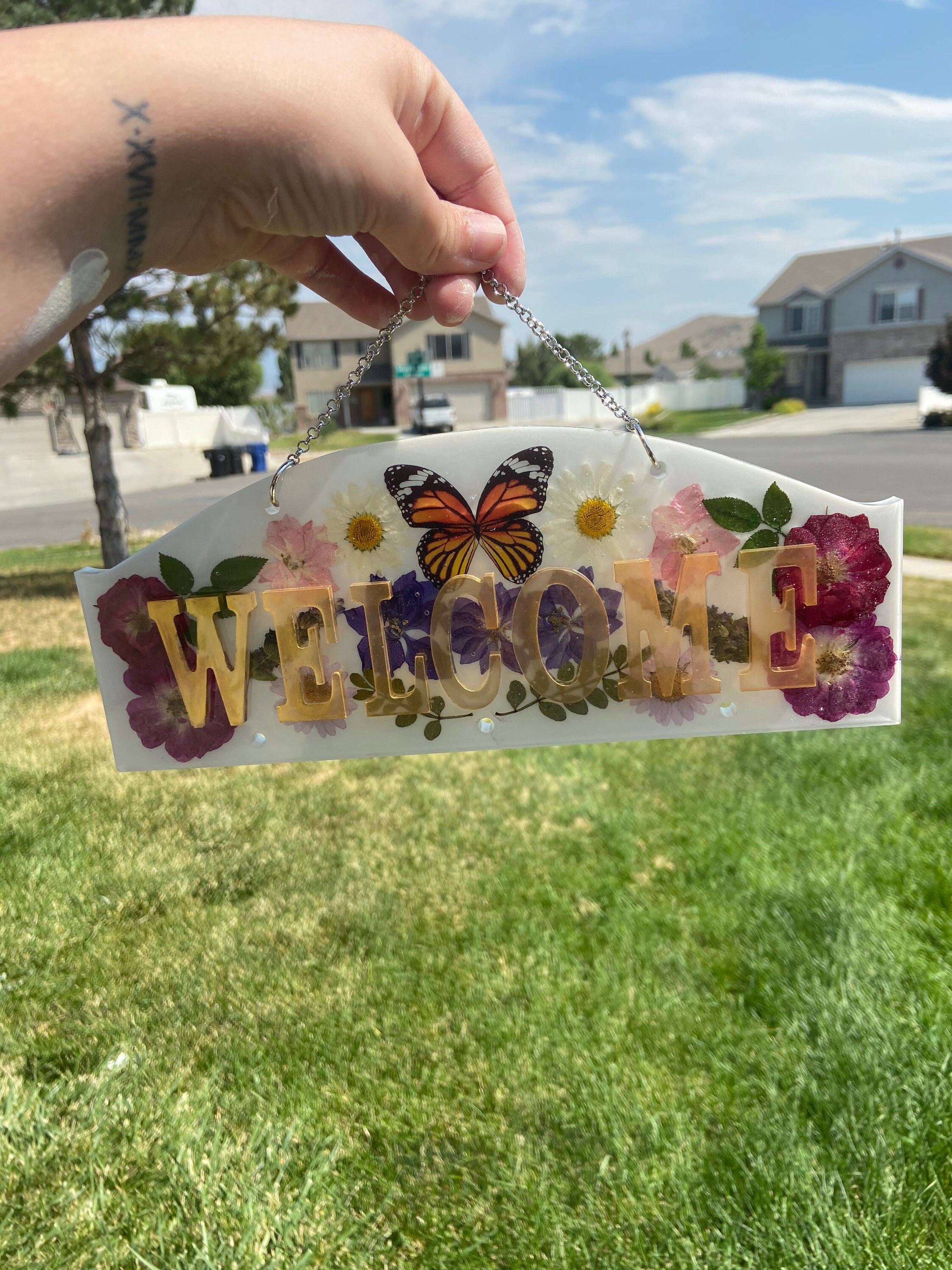 BOTANICAL WELCOME SIGN - Etsy