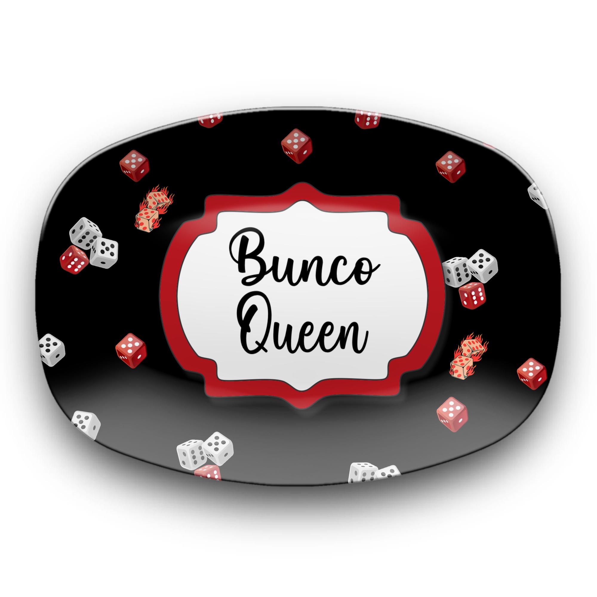 Bunco Queen Party Platter, Dice Games, USA Made - Etsy