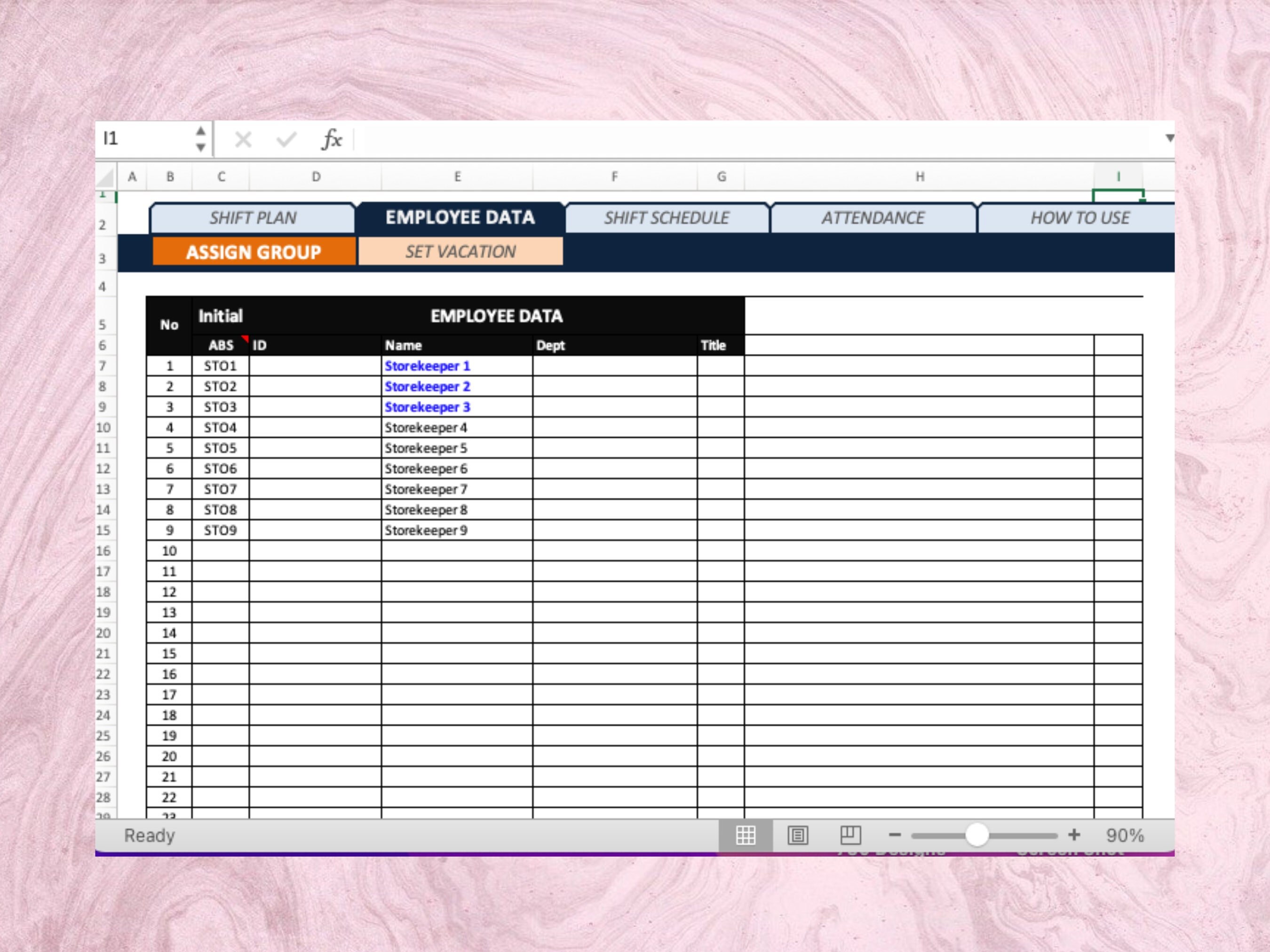 HR Human Resources Editable Excel Template Bundle, Printable HR Forms ...