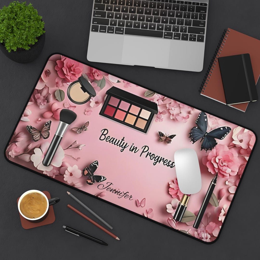 Personalized Makeup Mat: Glam Vanity Decor, Beauty Lover Gift - Etsy