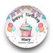 Personalized Happy Birthday Cake Plates, Custom Birthday Party Plates ...