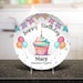 Personalized Happy Birthday Cake Plates, Custom Birthday Party Plates ...