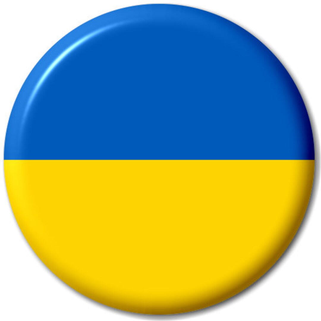 Ukraine Ukrainian Flag Pin Button Badge - Etsy UK