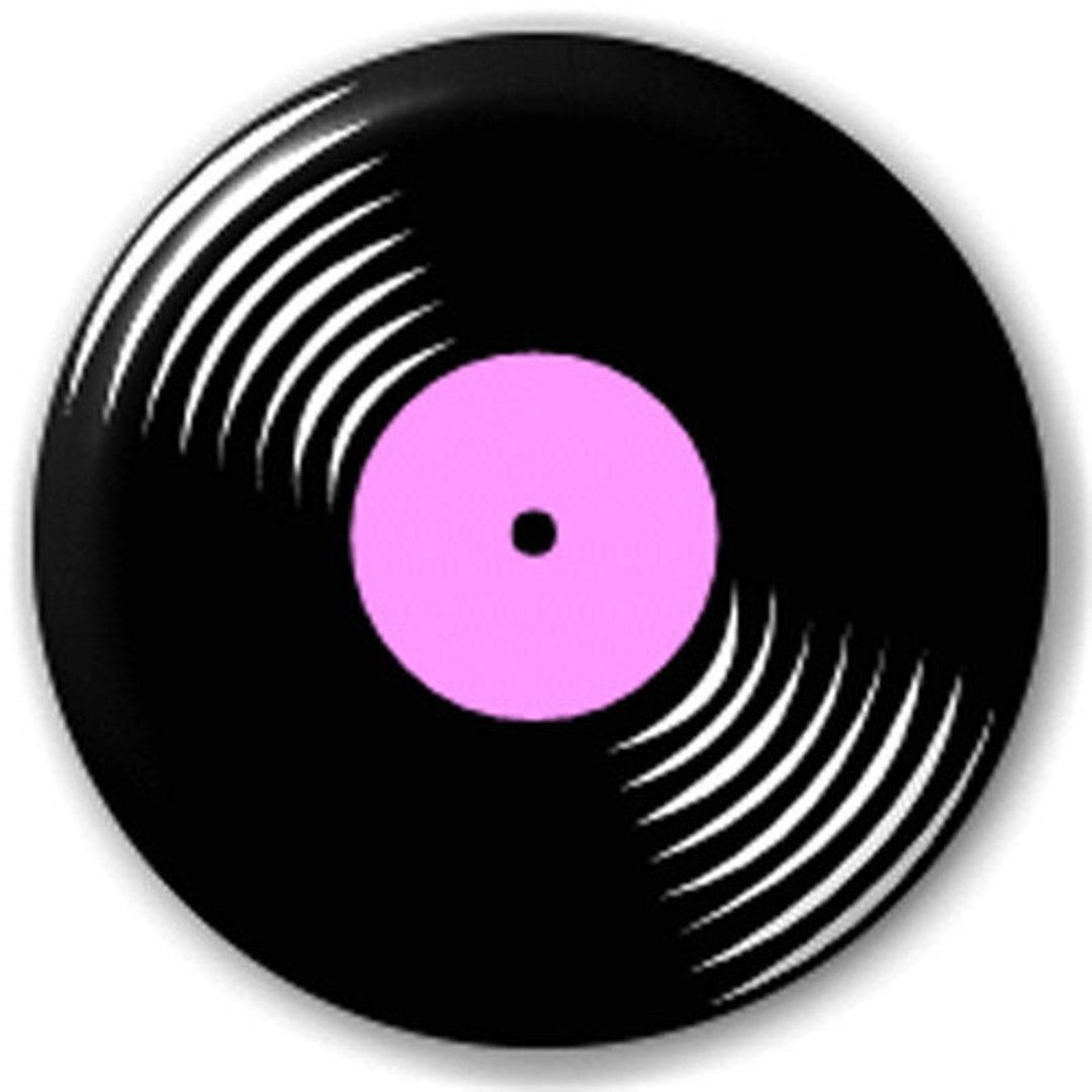Vinyl Record Pin Button Badge - Etsy