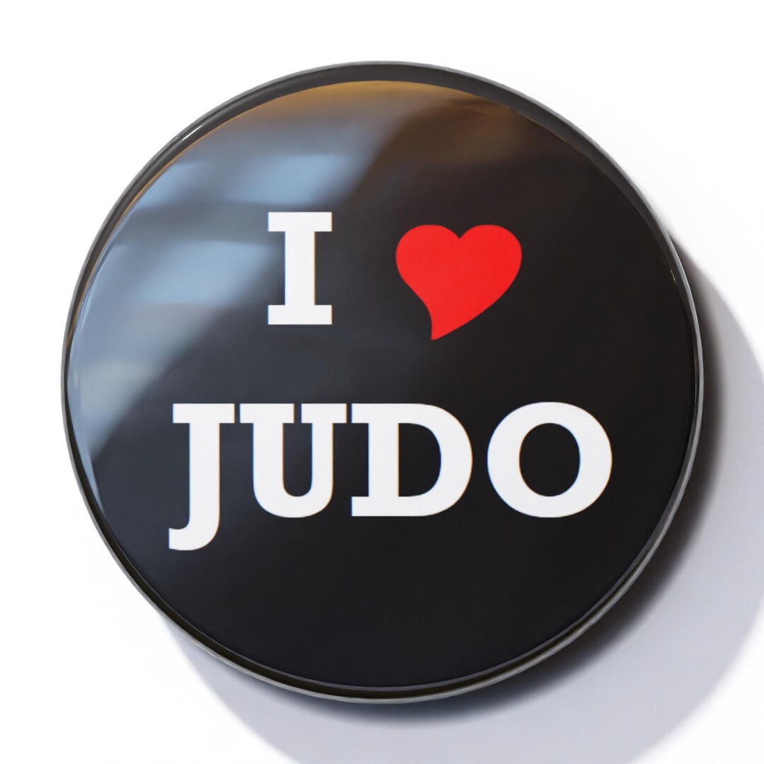I Love Judo (heart) - Pin Button Badge - Etsy