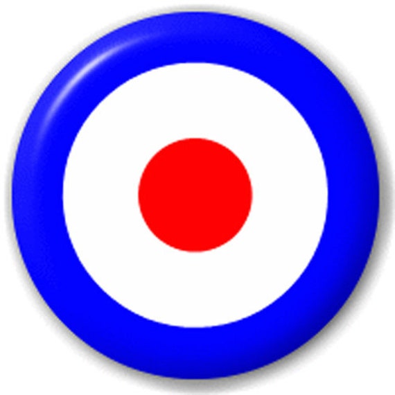 Mods Target Pin Button Badge | Etsy