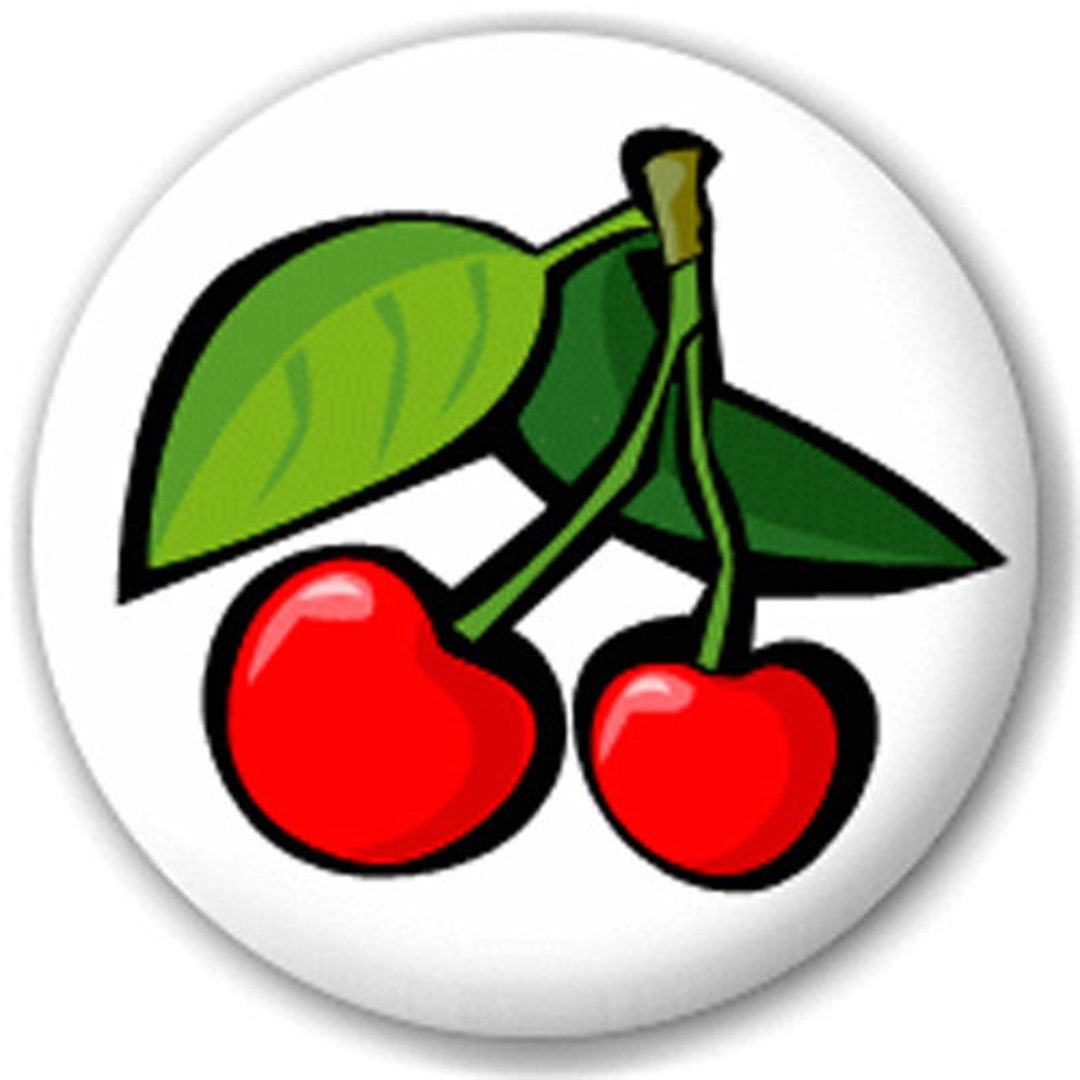 Cherries - Pin Button Badge - Etsy