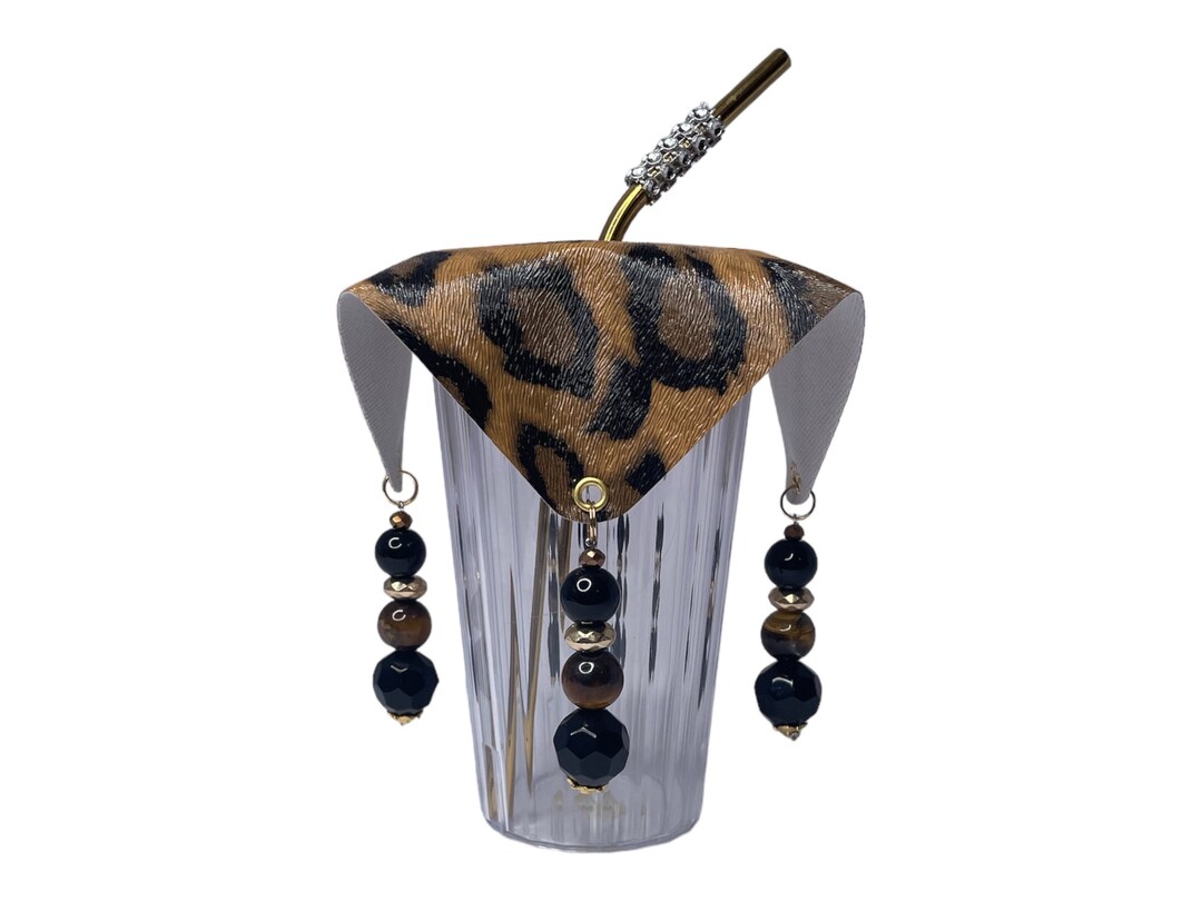 Leopard Drink Cover Drinkware| Gifts for Friends| Drink Protector ...