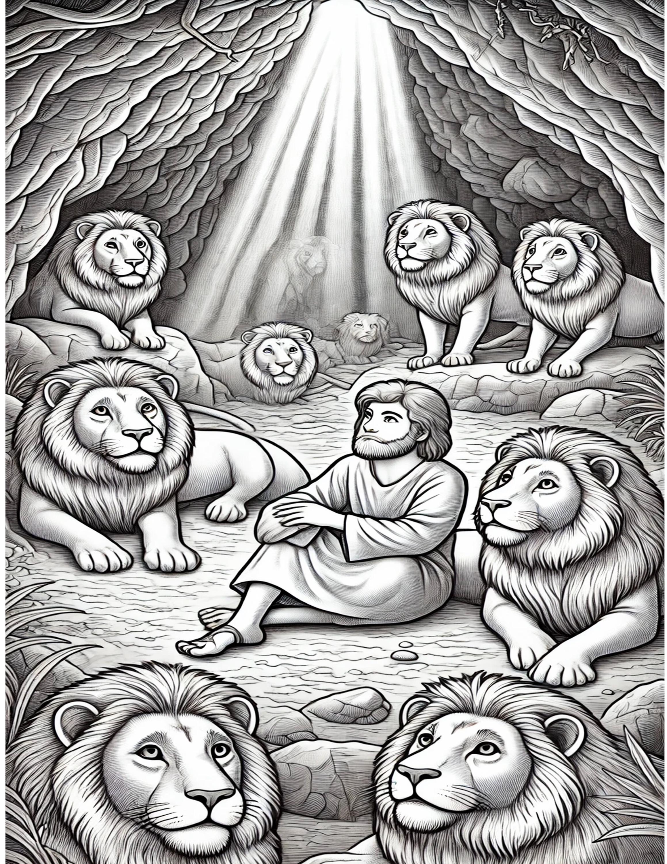 Bible Coloring Pages – Set of 7 Printable Pages | Christian ...