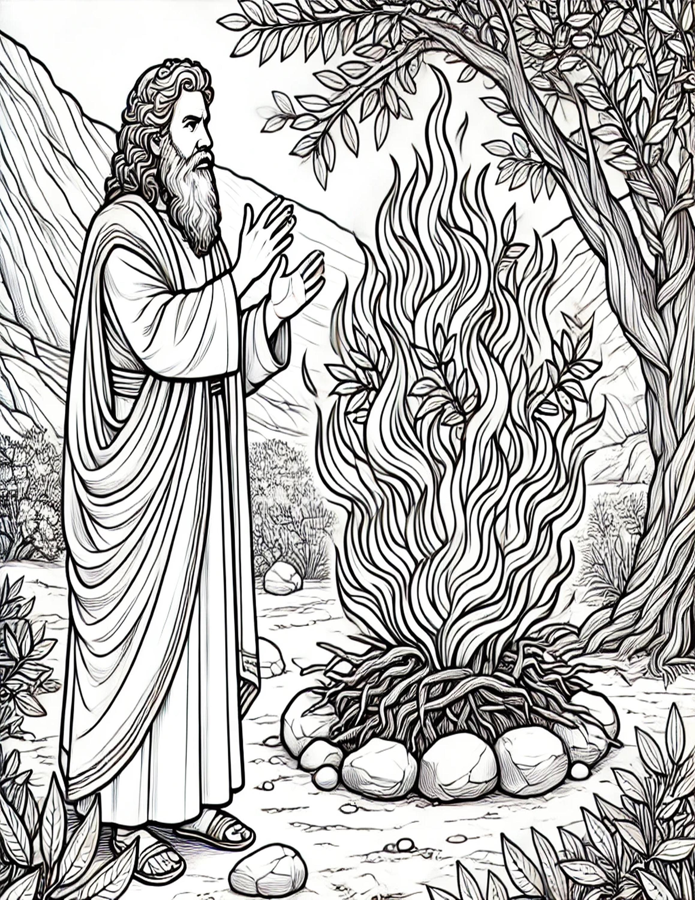 Bible Coloring Pages – Set of 7 Printable Pages | Christian ...