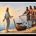 Jesus and the Miraculous Catch of Fish - Bible Story Wall Art ...