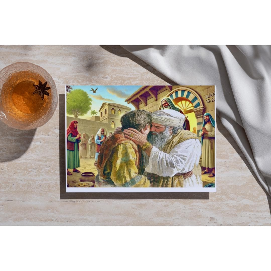 Christian Art - the Return of the Prodigal Son - Bible Verse to Print ...