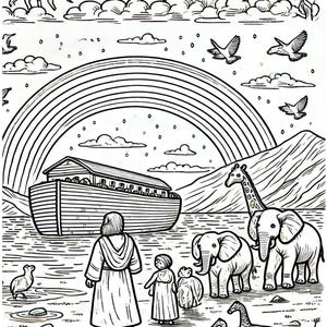 7 Bible Story Coloring Pages for Kids – Printable Christian Activities ...