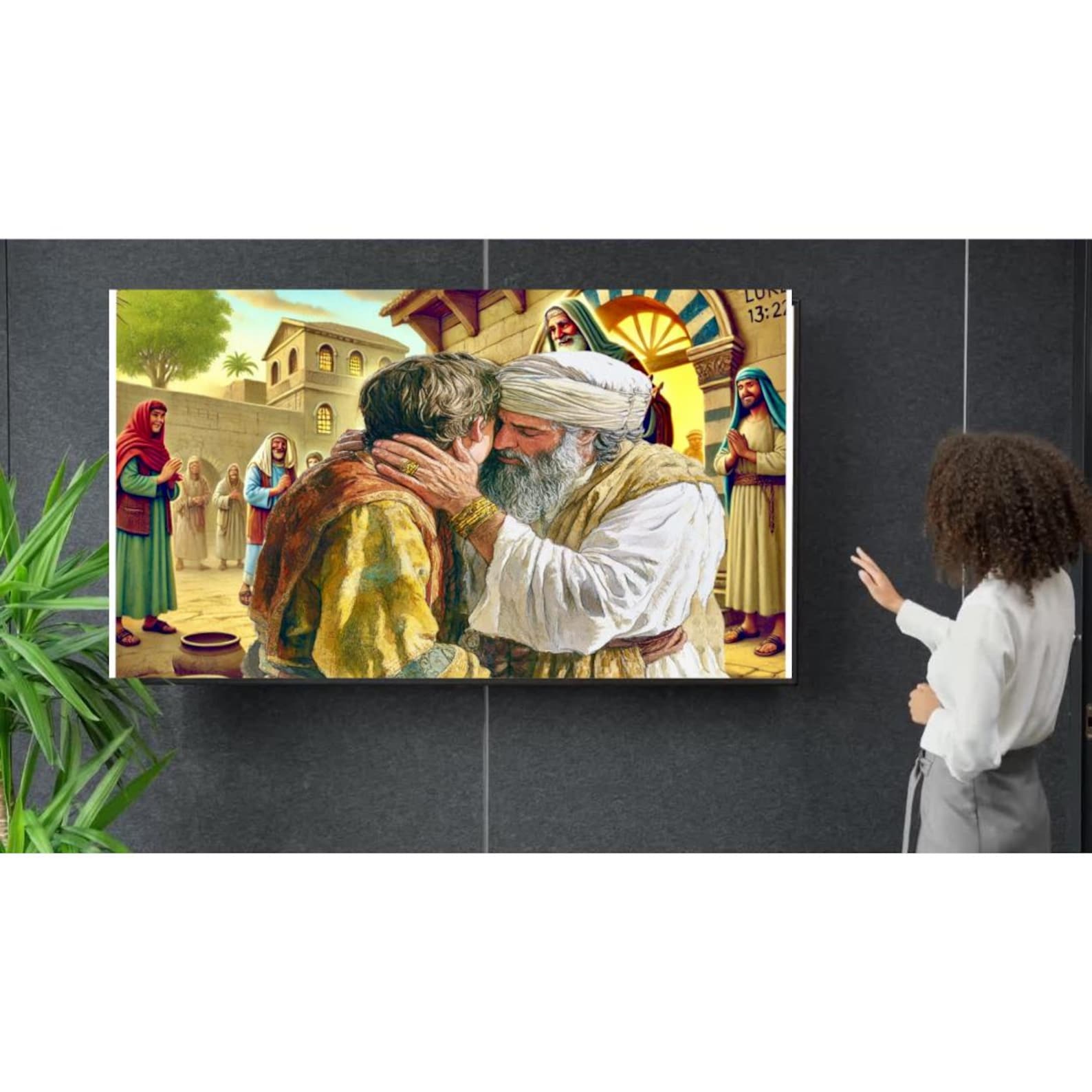 Christian Art - the Return of the Prodigal Son - Bible Verse to Print ...