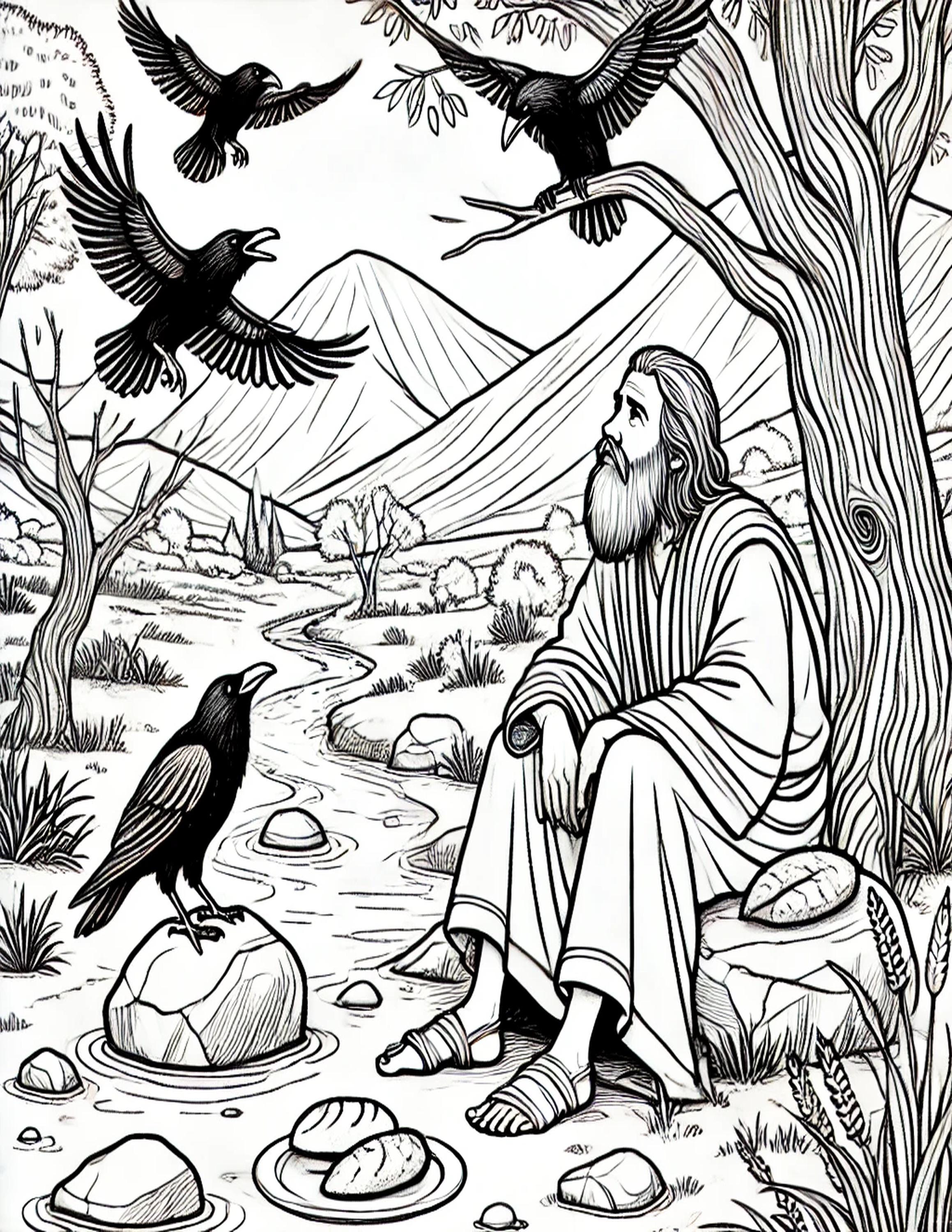 Bible Coloring Pages – Set of 7 Printable Pages | Christian ...