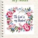 Psalm 23 Floral Christian Art Print: the Lord is My Shepherd (digital ...
