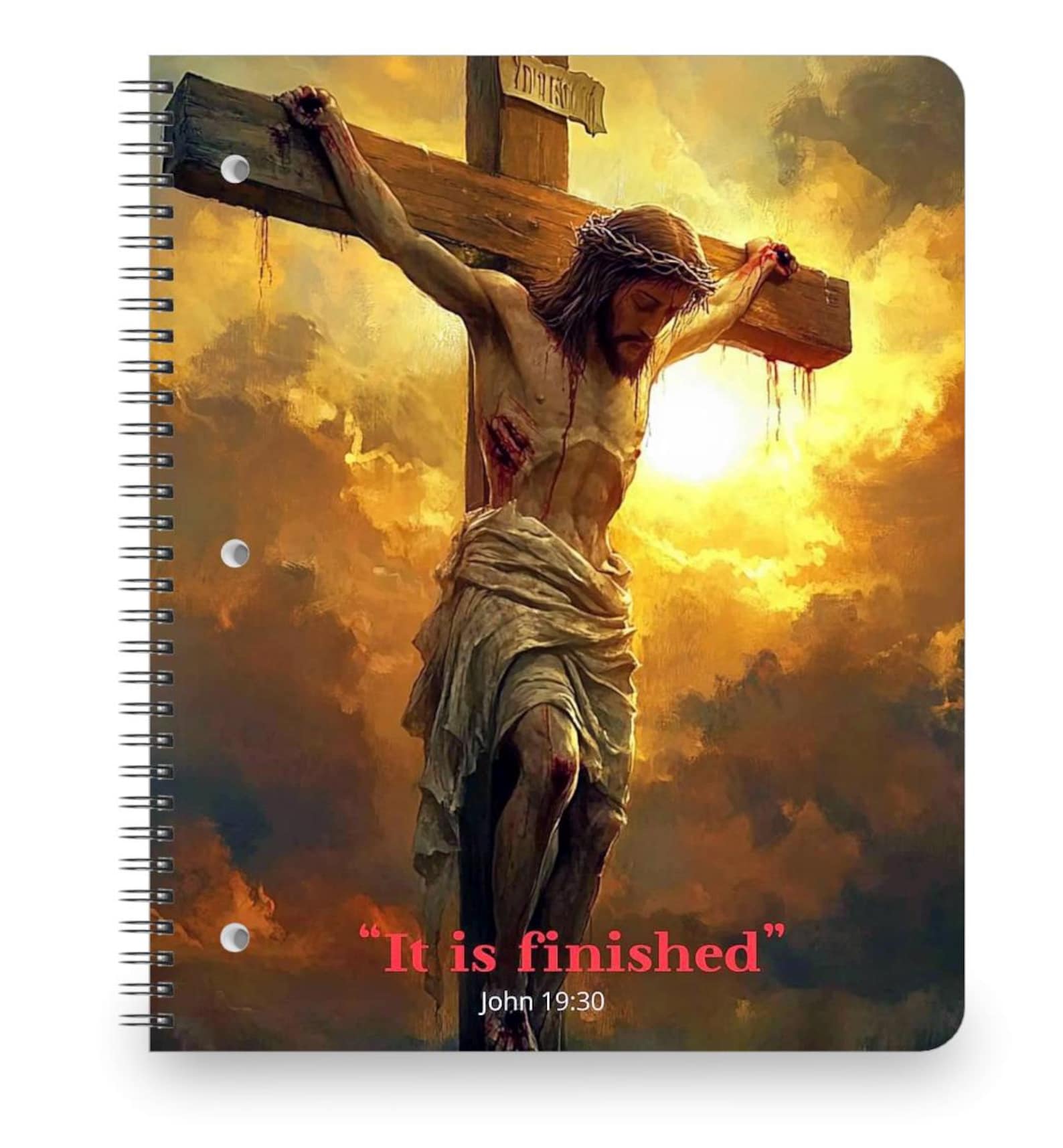 Inspirational Christian Art Jesus is on a Cross- 'it is Finished' John ...