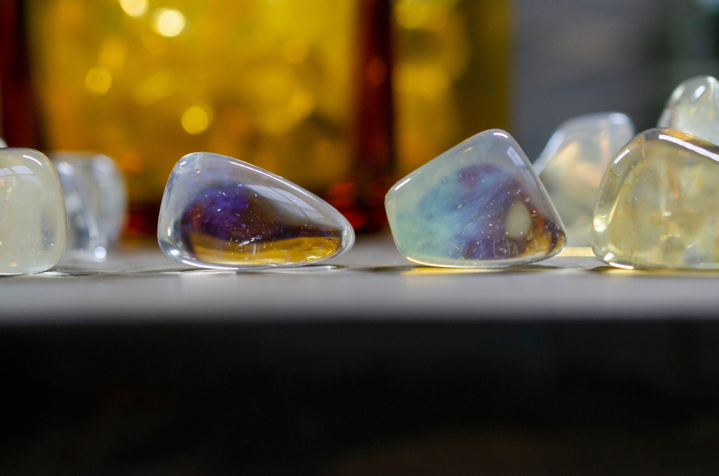 Yellow Obsidian Rock