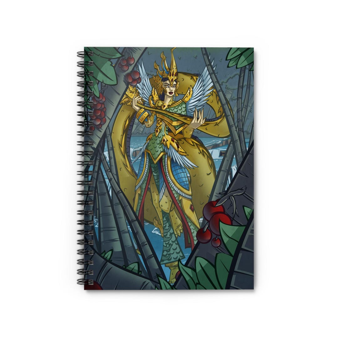Spiral Notebook (ruled, 6x8): Dance of the Hidden Oasis - Etsy