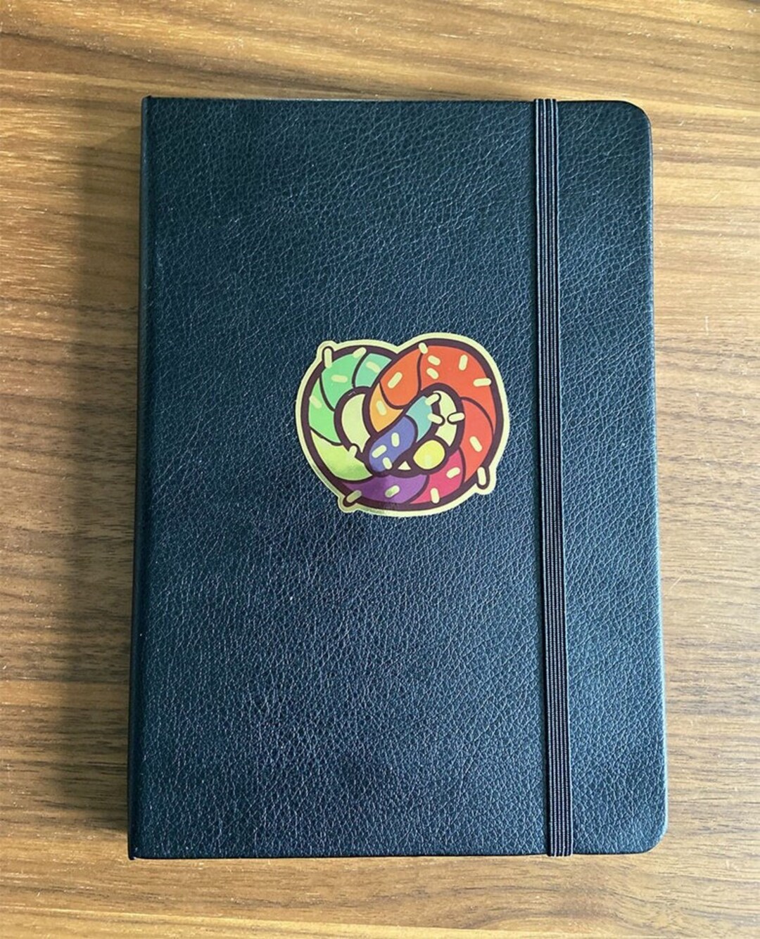 Neurodiversity Pretzel Sticker - Gold Chrome - 6 X 7 Cm - Etsy