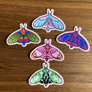 PRIDE Moth Stickers Vol. 1 - Bi, Trans, Gay/queer, Aromantic, Lesbian ...