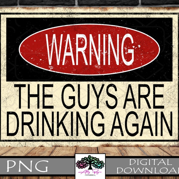 Vintage Warning Sign - Etsy