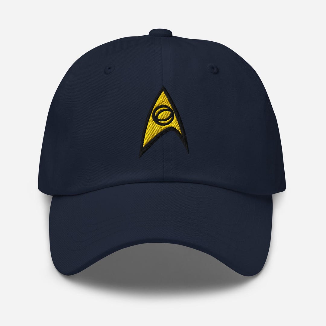 Star Trek Science Delta Dad Hat - Navy Embroidered Starfleet Cap - Sci ...