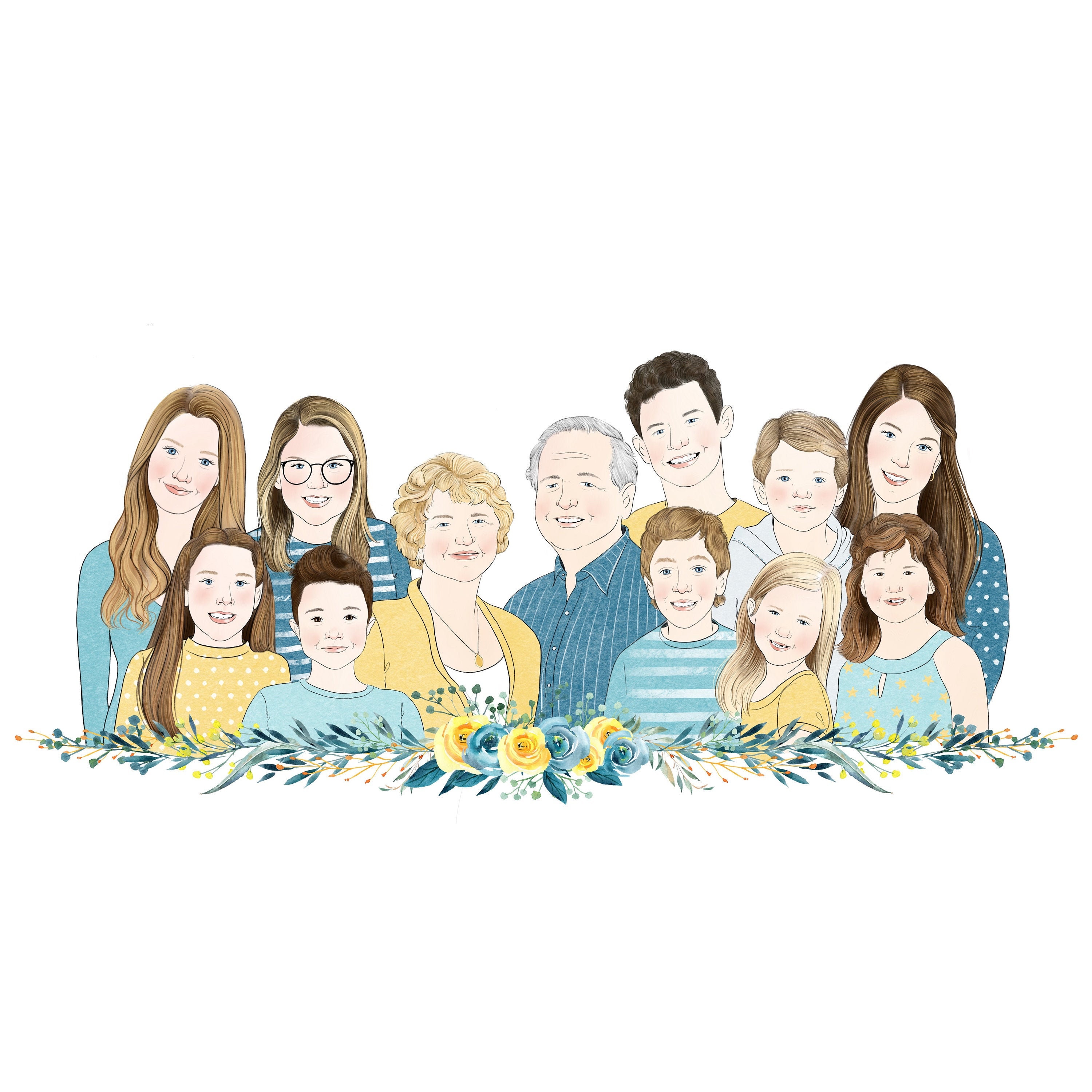 Large Family Animated