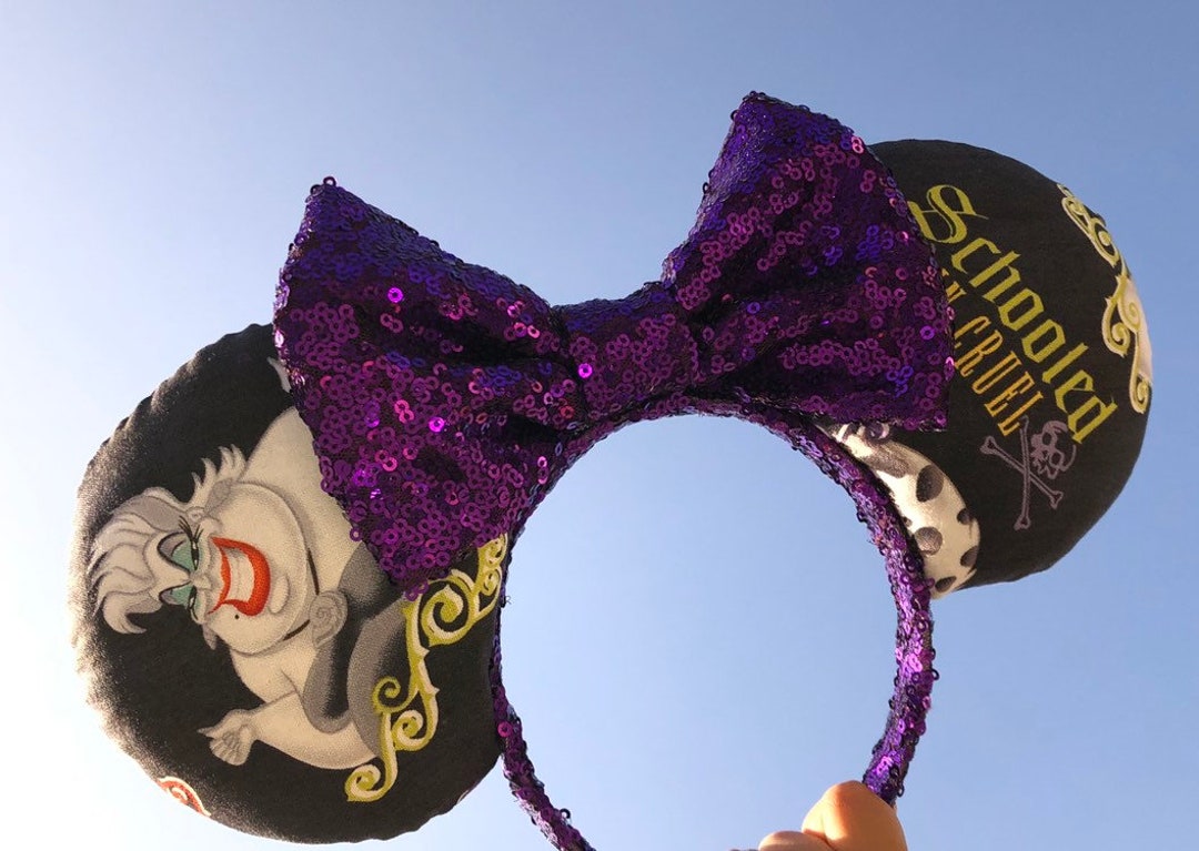 Disney Villains Minnie Ears | Evil Queen & Ursula Inspired Mouse Ears ...