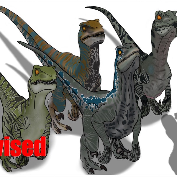 Blue Raptor Jurassic World Png - Etsy